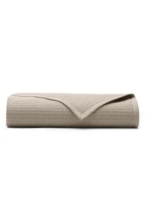 BOLL & BRANCH Signature Texture Stitch Organic Cotton Quilt - Oak