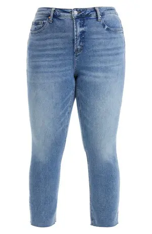 BAYEAS Raw Hem Ankle Skinny Jeans