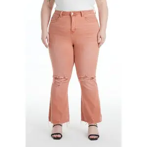 Women's Orange Jeans