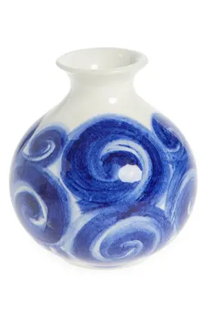 KAHLER Tulle 4" Vase - Blue