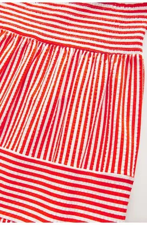 NEXT Stripe Tiered Cotton Maxi Skirt