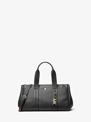 Michael Kors Small Pebbled Leather Satchel - Black