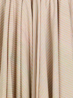 PATOU Printed Organic Cotton Maxi Skirt - Neutrals
