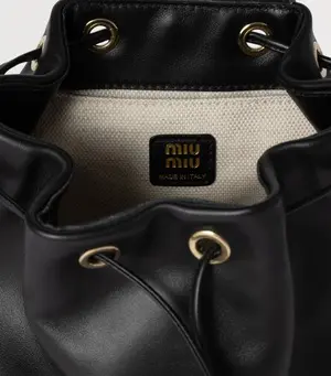 Miu Miu Leather Backpack