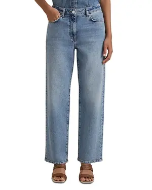 Reiss Raw Edge Hem Bottoms For Women