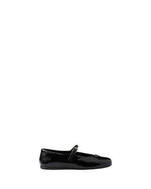 Prada Naplak Patent Leather Ballerinas - Black