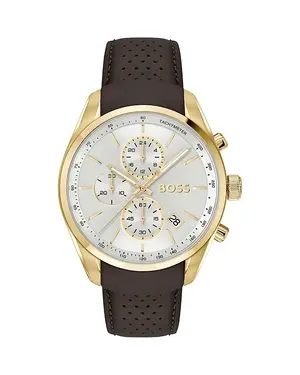 Hugo Boss Grand Prix 44 Chronograph, 44mm - Silver/black