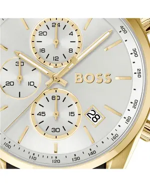 Hugo Boss Grand Prix 44 Chronograph, 44mm - Silver/black