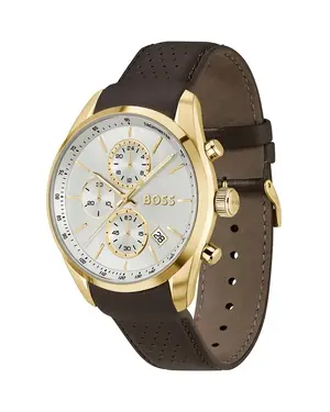 Hugo Boss Grand Prix 44 Chronograph, 44mm - Silver/black