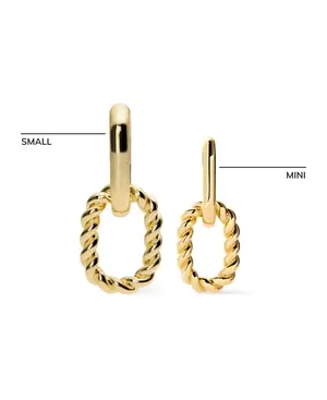 ANA LUISA Ash Double Mini Drop Earrings - Gold