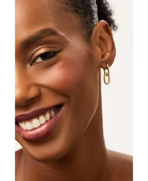 ANA LUISA Ash Double Mini Drop Earrings - Gold