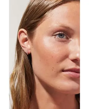 ANA LUISA Suzanne Huggie Hoop Earrings - Gold