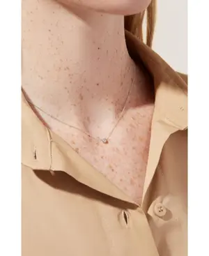 ANA LUISA Lab Grown Diamond Necklace - Silver