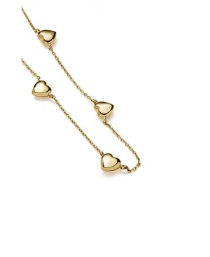 ANA LUISA Lev Mini Station Heart Necklace