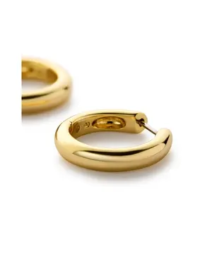 ANA LUISA Giulia Medium Hoop Earrings - Gold