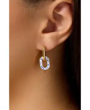 ANA LUISA Ash Double Hoop Earrings