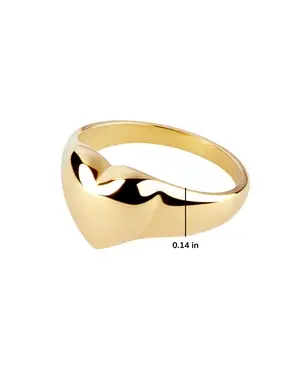 ANA LUISA Isla Heart Ring