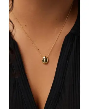 ANA LUISA Pendant Pebble Mini Necklace - Gold
