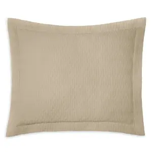 SFERRA Lecce Textured Sham, Euro - Sand