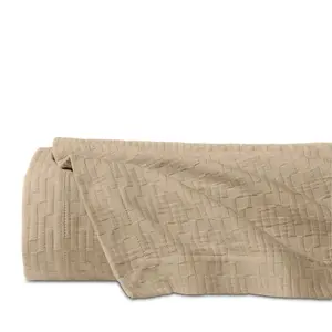 SFERRA Lecce Textured Coverlet, King Sand