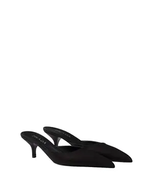 Prada Pointed Toe Mules Clogs For Women