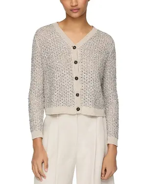 Lafayette 148 New York Button-front Cardigan