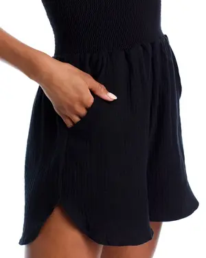 Peixoto Torey Strapless Romper - Black Iris