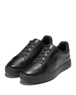 Cole Haan Grandpr Luxe Slip-on Sneakers - Black/black