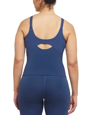 Spanx Power Boost Shelf Bra Tank - Faded Indigo