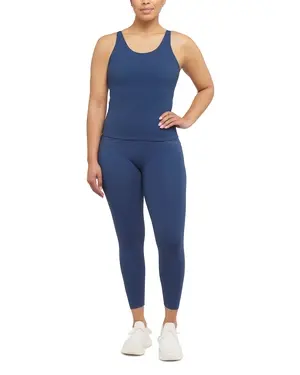 Spanx Power Boost Shelf Bra Tank - Faded Indigo