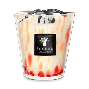BAOBAB COLLECTION Candle Max 16 Pearls Coral - No Color