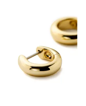 ANA LUISA Giulia Bold Huggie Hoop Earrings - Gold