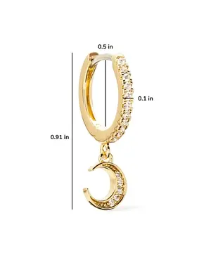 ANA LUISA Celeste Huggie Hoop Earrings