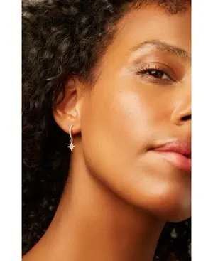 ANA LUISA Celeste Huggie Hoop Earrings