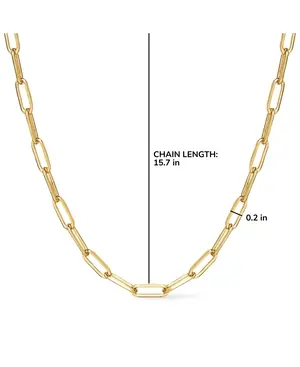 ANA LUISA Link Chain Laura Bold Necklace