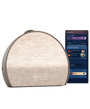 HATCH, INC. Restore 3 Smart Sunrise Alarm Clock Sound Machine Screen-free Bedroom Sleep Guide - Cocoa