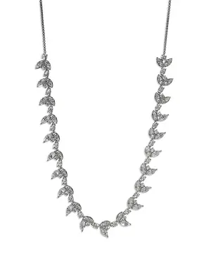 Nadri Ravish Vine Necklace - Silver