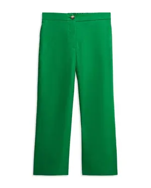 HOBBS LONDON Lillie Linen Cropped Kick Flare Pants