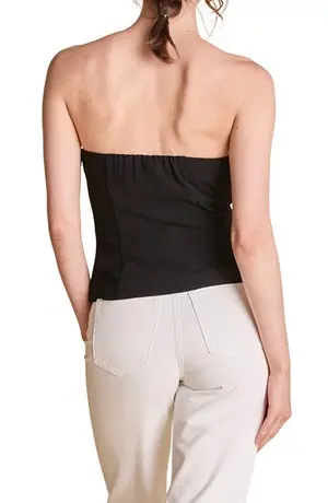 Endless Rose Bow Detail Bustier Top