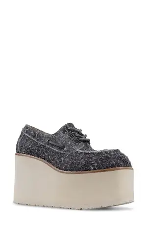 ZIGI Shimmie Platform Wedge Loafer - Grey