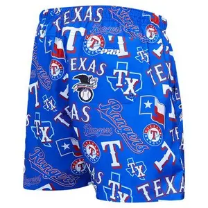 PRO STANDARD Texas Rangers Toss Logo Woven Shorts