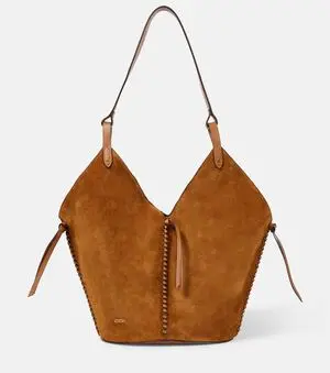Isabel Marant Étoile Tampa Suede Shoulder Bag - Brown