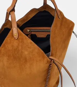 Isabel Marant Étoile Tampa Suede Shoulder Bag - Brown