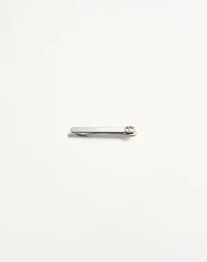 Valentino Garavani Vlogo Signature Tie Clip - Transparent