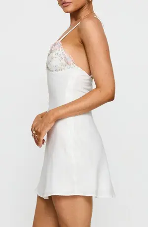 Princess Polly Hintz Embroidered Mini Slipdress