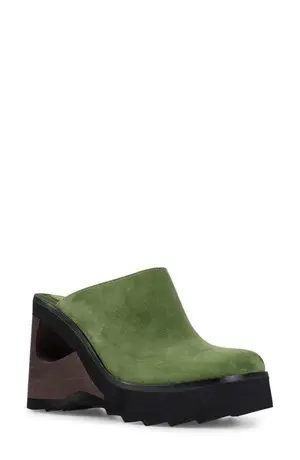 CANDIE'S Nichola Platform Clog - Green