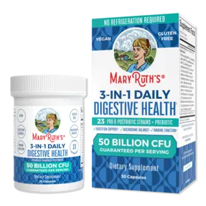 MARYRUTH'S 3 In 1 Daily Digestive Health Probiotic 50 Bil Cfu - One-color