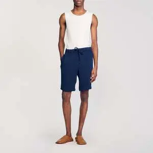 Sandro Pleated Bermuda Shorts