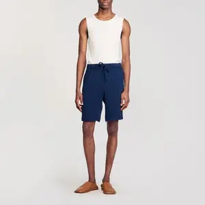 Sandro Pleated Bermuda Shorts