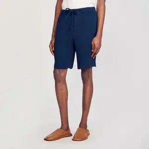 Sandro Pleated Bermuda Shorts